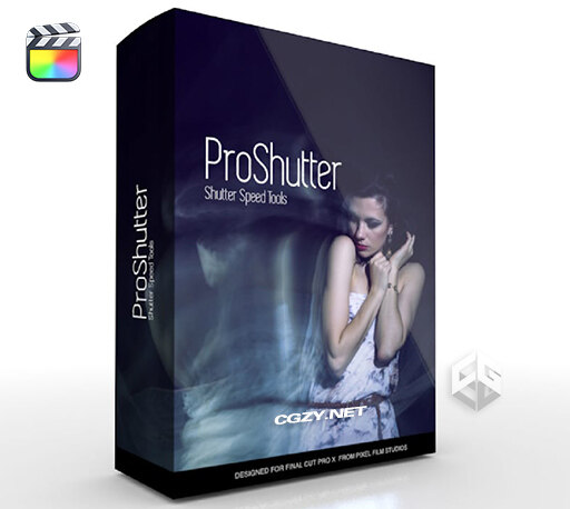 中文版FCPX插件|控制镜头快门速度效果 支持M1 PROSHUTTER - CG资源网